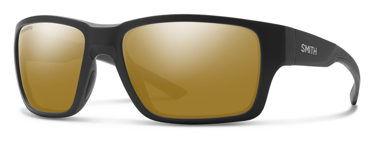 Polarizační brýle Smith Optics Outback Matte Black & Bronze Mirror ...